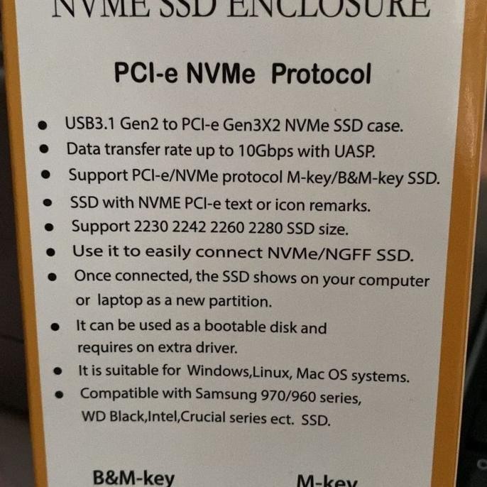 Jual Casing Ssd M.2 Nvme Usb 3.1 Enclosure Ssd Nvme | Shopee Indonesia