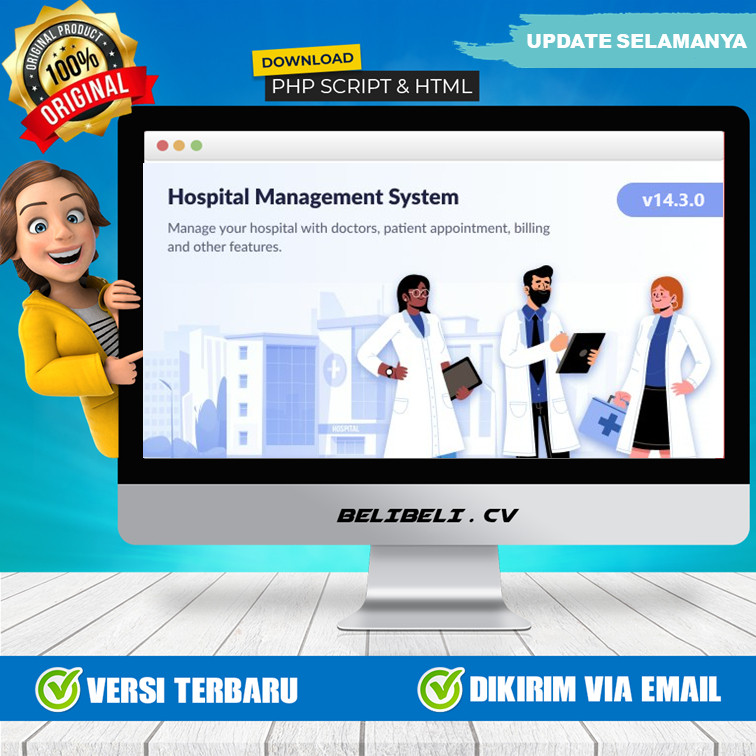 Jual Source Code Laravel Hospital - HMS - Hospital Management System - Appointment Booking ...