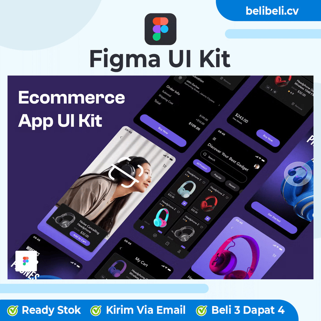 Jual Ecommerce App UI - Premium Figma UI Kit | Shopee Indonesia