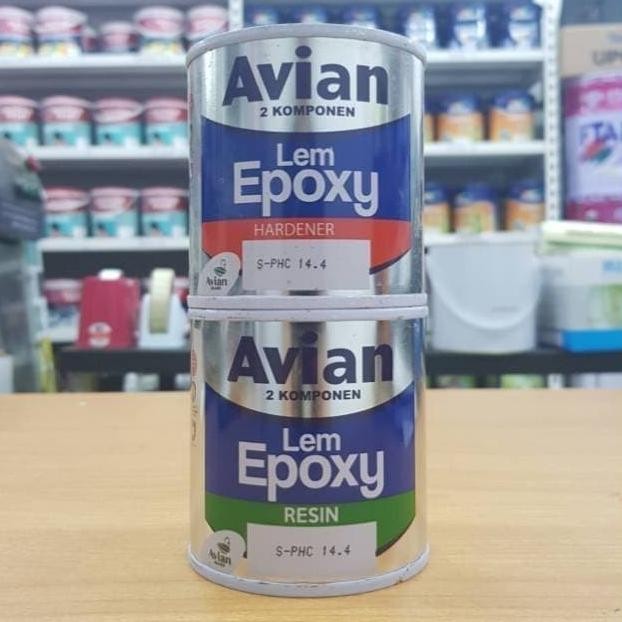 Jual Promo Lem Epoxy Avian 340 Gram E Poxy Kayu Besi Logam Kaca Logam ...