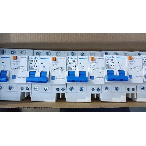 Jual rcbo 2pin pengaman arus bocor RCBO mcb ac 25A 32A 40A 50A 63A RCBO ...