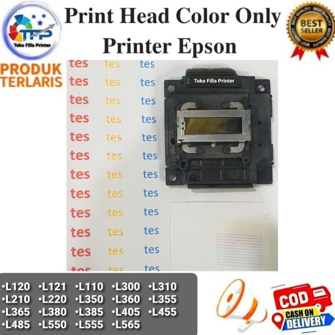 Jual Print Head Color Only Printer Epson L120 L121 L110 L300 L310 L210 ...