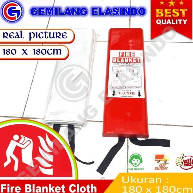 Jual Terjangkau Selimut Tahan Api | 1,8 X 1,8 Meter | Kain Pemadam ...