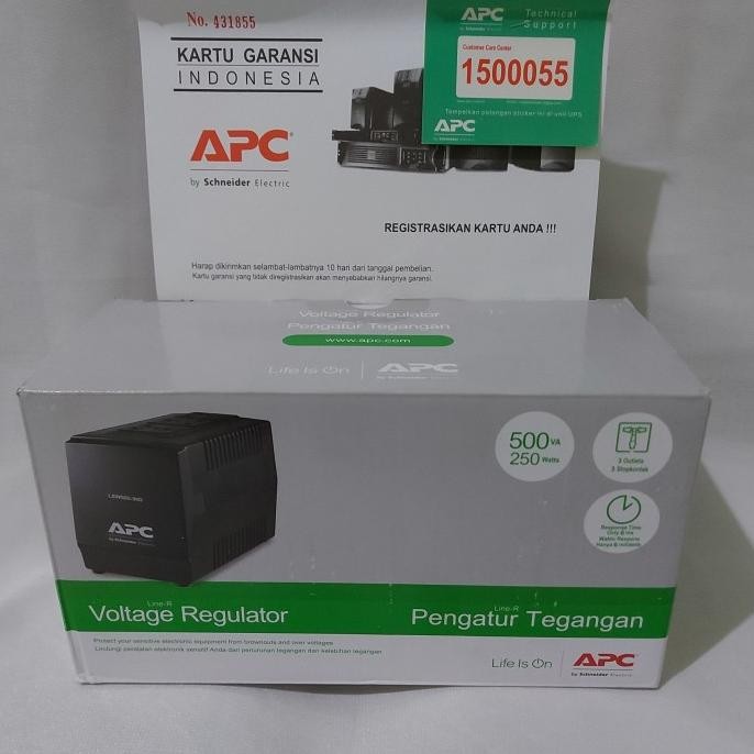 Jual Stabilizer (Pengatur Tegangan) Schneider APC 500VA | Shopee Indonesia