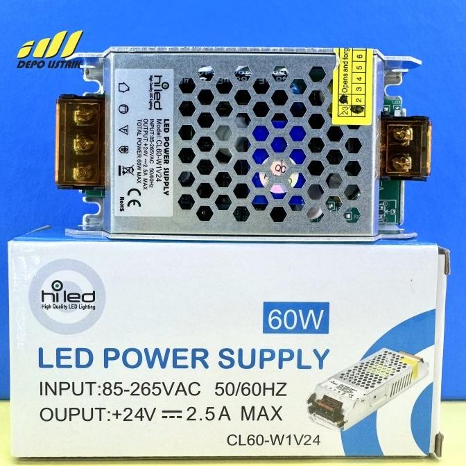 Jual Hiled Led Power Supply 2.5A 24V / Trafo Adaptor Spacl Indoor ...