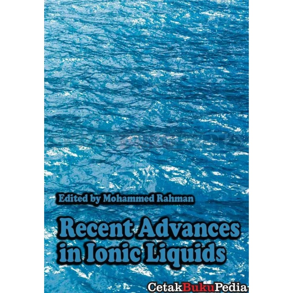 Jual Book Rahman M Recent Advances In Ionic Liquids 9 | Shopee Indonesia