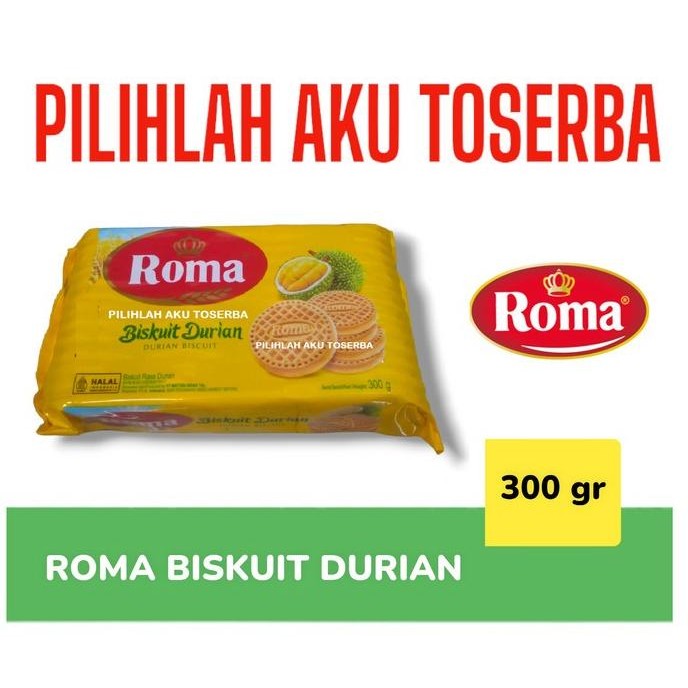 Jual Promo Biskuit Roma Durian 300 Gram - ( Harga 1 Dus ) | Shopee ...