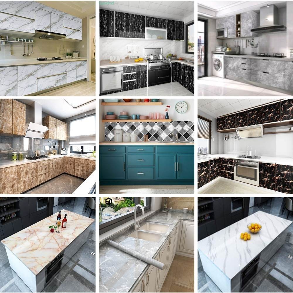 Jual Wallpaper Dinding Dapur Anti Air dan Api Anti Minyak Panas Ukuran ...
