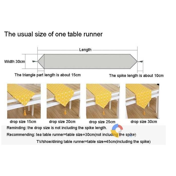 Jual European Table Runner / Taplak Meja Tamu Tebal Bordir Timbul Meja ...