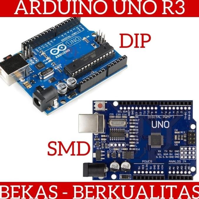 Jual Ex Compatible Arduino Uno R3 Model Ic Smd Dip Atmega 328P ...