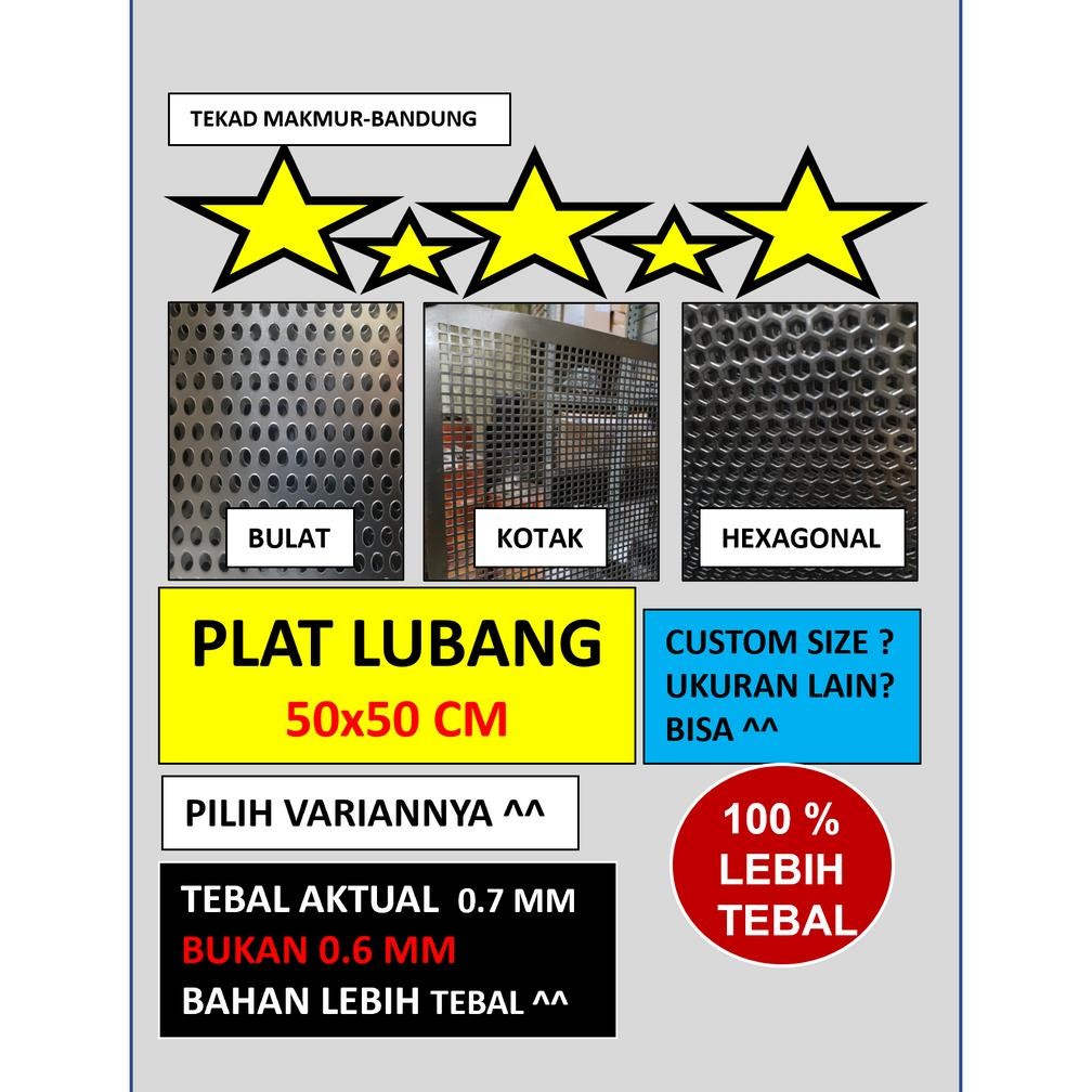 Jual JH8 Plat 50x50 - Plat Besi Ram Speaker - Ram Grill Plat Lubang ...