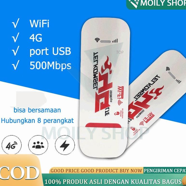 Jual Modem Wifi Usb 4G All Operator Lte Modem Usb 500Mbps Modem Mifi ...