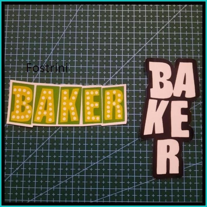 Jual STICKER BAKER SKATEBOARD (BOOTLEG) | Shopee Indonesia