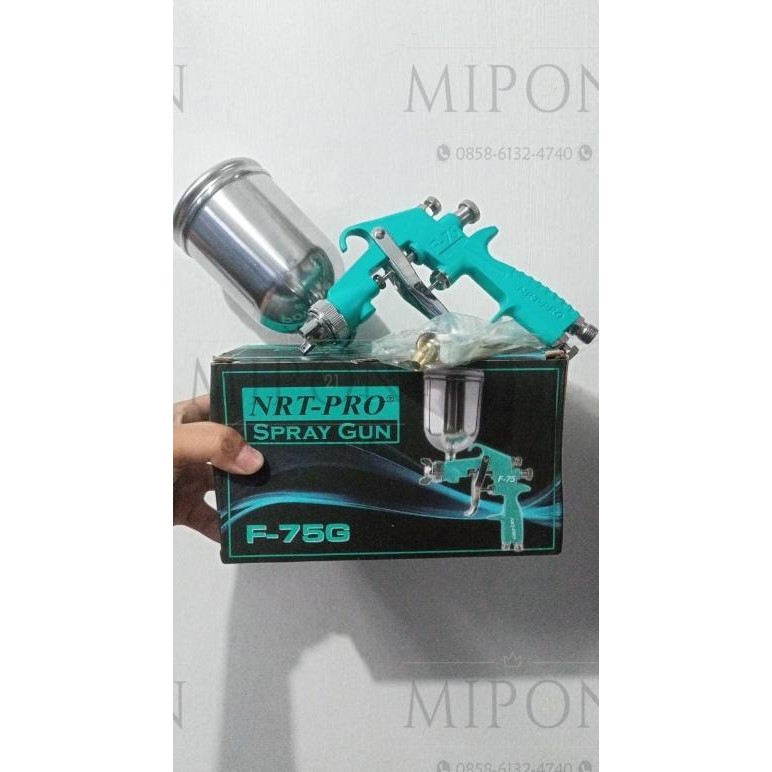 Jual NRT PRO F75G Spray Gun Tabung 400mL Semprotan Cat Kendaraan Kayu ...