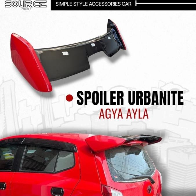 Jual Rear Wing Spoiler Urbanite Toyota Agya Daihatsu Ayla | Shopee ...