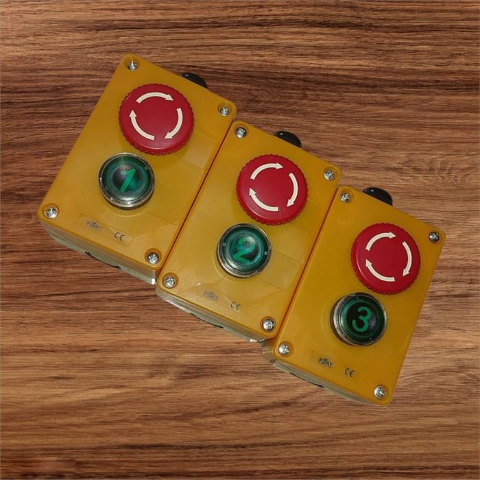 Jual Tombol Lift Barang 1 Tombol & Emergency Stop Original Dan ...