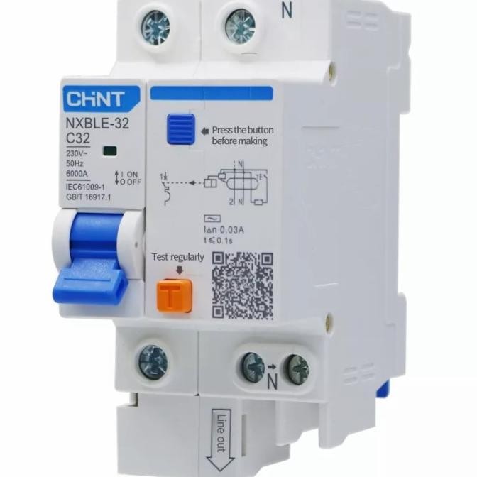 Jual Spesial Alat Proteksi Sengatan Listrik Pln Rcbo Elcb + Mcb 1P+N 10A 30Ma Chint | Shopee ...