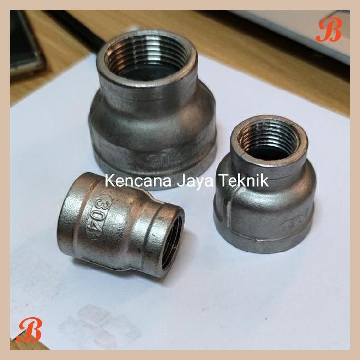 Jual [BSL] REDUCER DRAT DALAM / VLOK SOCK STAINLESS 304 1 1/2 X 1" INCH ...