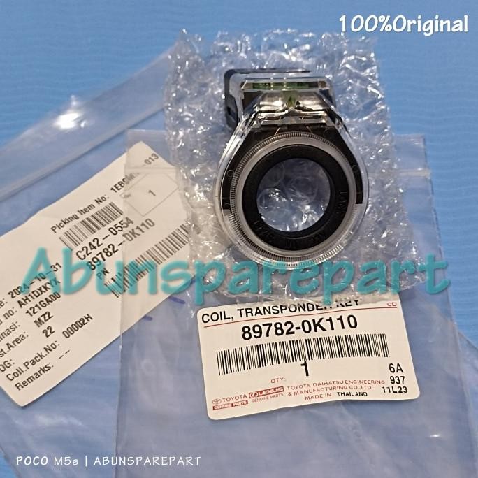 Jual COIL TRANSPONDER KEY TOYOTA HILUX REVO ROCCO 89782-0K110 ORIGINAL ...