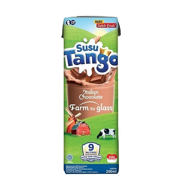 Jual TANGO VELLUTO UHT CHOCOLATE 200 ML | Shopee Indonesia