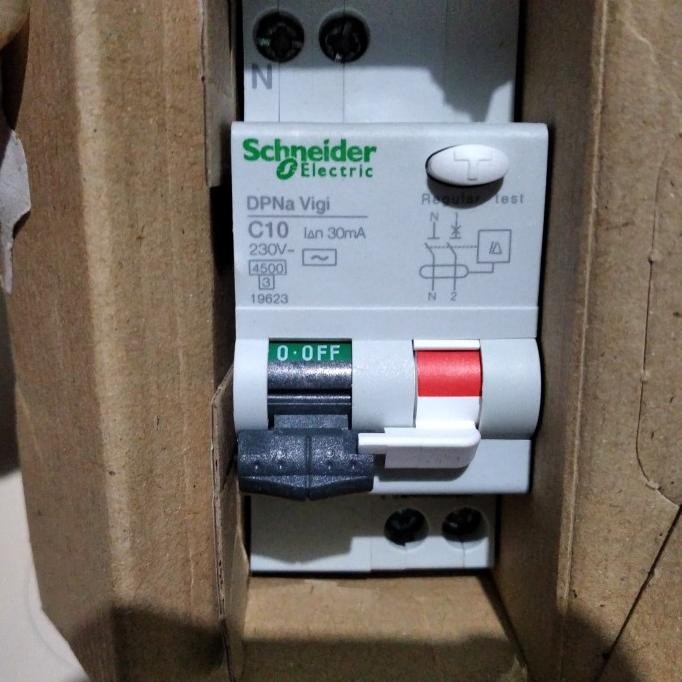 Jual 19623 RCBO RCCB DPNa Vigi 1p+n 10A 1P + N 10A 30mA SCHNEIDER ...