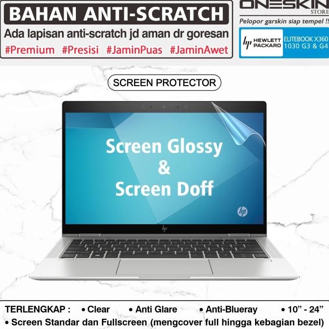 Jual garskin laptop screen keyboard protector hp elitebook x360 1030 g3 ...