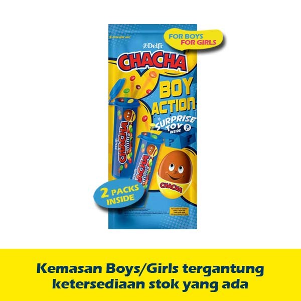 Jual DELFI CHA CHA MINIS SURPRISE BOYS-GIRLS 2 PCS X 12,5 GR - COKLAT ...