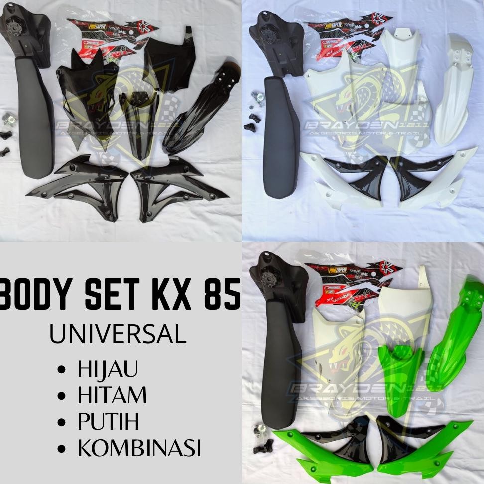 Jual Ga24 Cod Body Set Kx85 Plastik Abs Ijo Putih Hitam Original ...