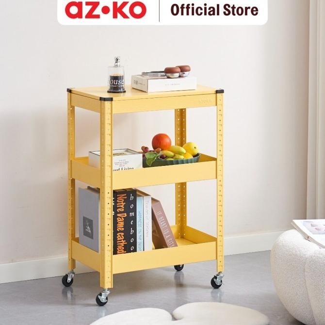 Jual AZKO Stora Kenta Rak Troli 3 Tingkat - Kuning Tempat Penyimpanan ...