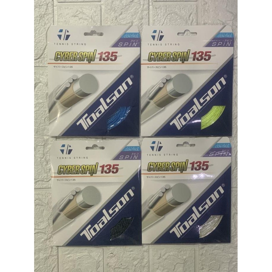 Jual Terlaris Senar Tenis Toalson Cyber Spin 135 / Senar Tenis Toa ...