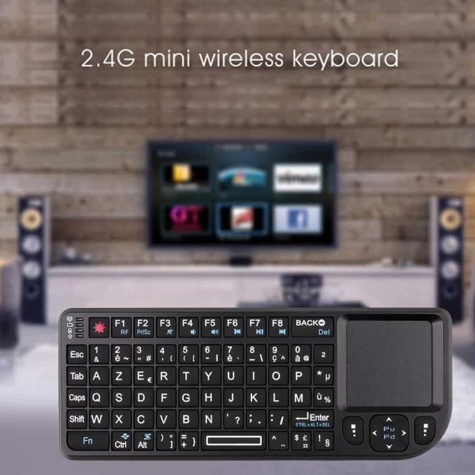 Jual Keyboard Tv Android Bluetooth Pointer 2.4Ghz Dengan Touch Pad New ...