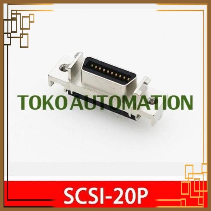 Jual [TAM] SCSI 20 PIN FEMALE VERTICAL PCB CONNECTOR 20P SOLDER ...