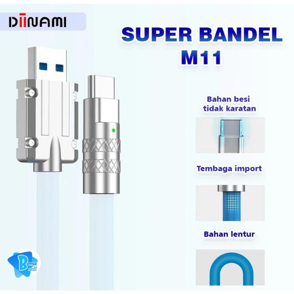 Jual Gq-68 Kabel Cable Data Diinami M11 Bahan Besi 120W 6 Amper Super ...