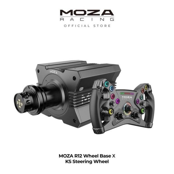 Jual MOZA RACING R12 WHEEL BASE + KS OPEN STEERING WHEEL | RACING ...