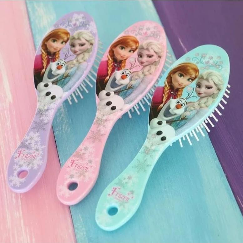 Jual Wwr-76 Sisir Oval Besar Karakter Anak Princess Frozen Sofia Mickey ...