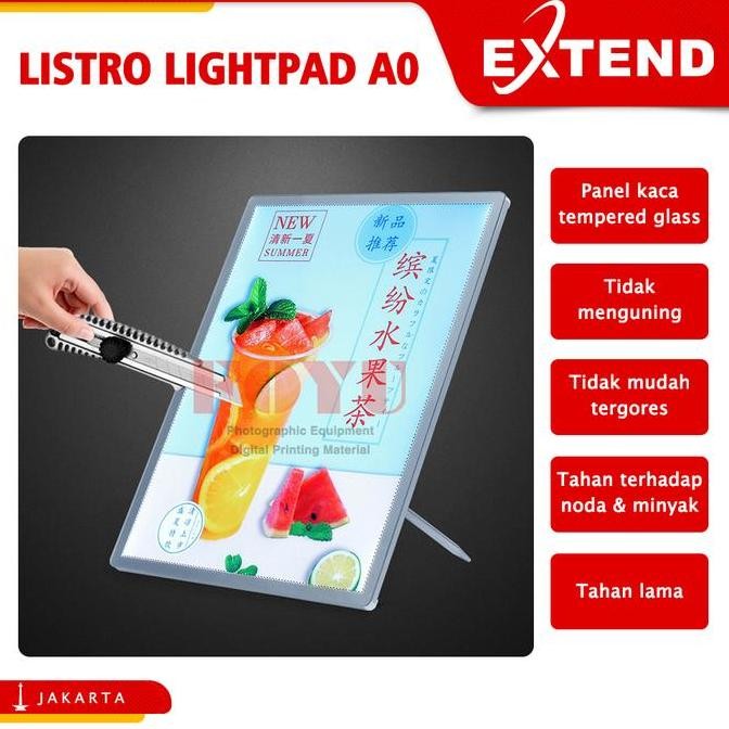 Jual Led Slim Light Pad Display Wall Poster Banner Neon Box Tipis Menu ...