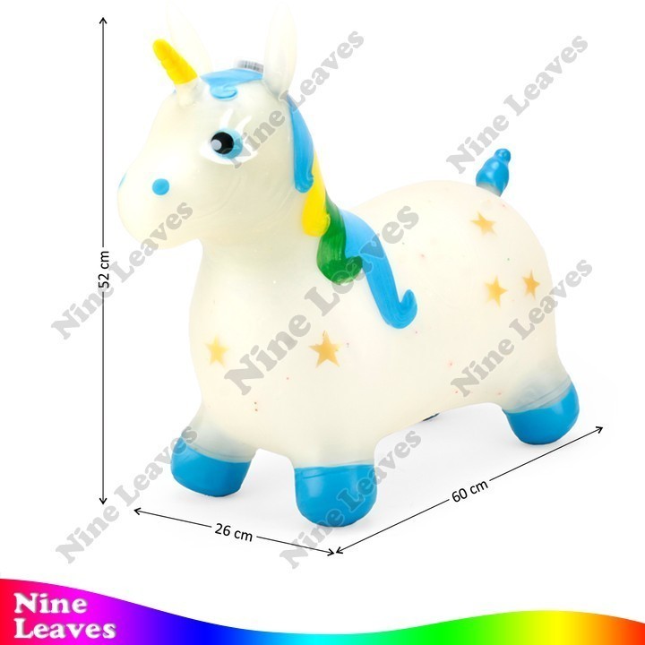 Jual Mainan Jumping Animal Kuda Kudaan Unicorn Karet Tunggangan ...