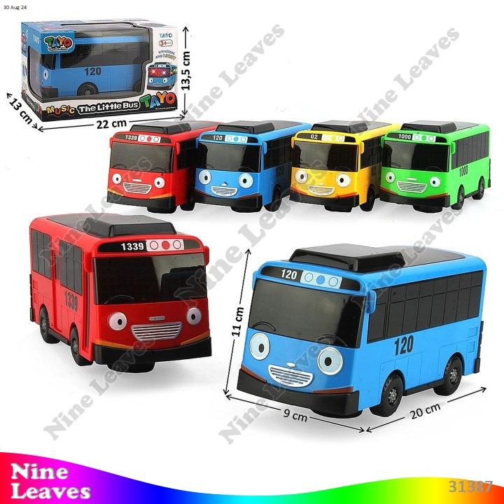 Jual Mainan Anak Bus Bis Tayo 20 cm Jalan Musik Lampu | Shopee Indonesia