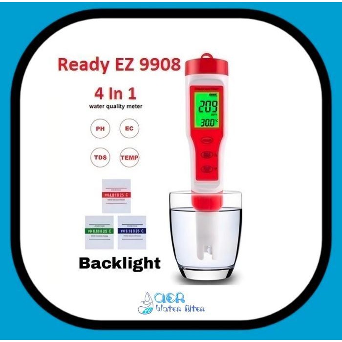 Jual Alat Ukur Air Ph Tds Ec Temperature Meter Tester Ez-9908 - Tds ...