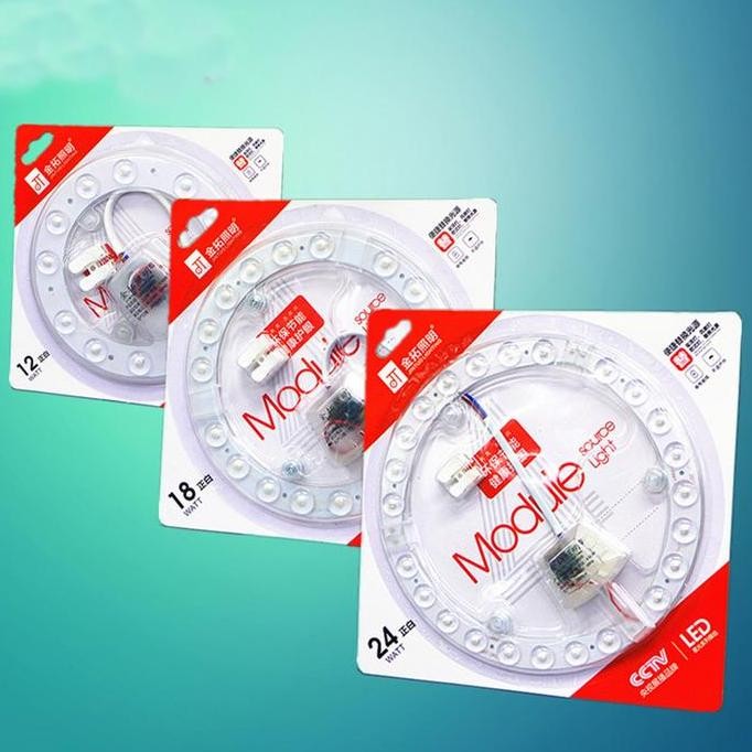 Jual tersedia refil lampu led ceiling 12-36 wat putih modul tl ring led ...