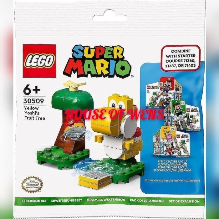 Jual Lego 30509 Super Mario Yellow Yoshi'S Fruit Tree 6+ 46 Pcs ...