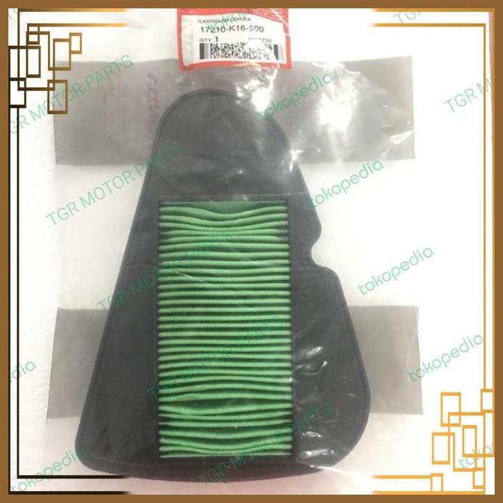 Jual [SPM] FILTER SARINGAN UDARA BEAT FI SCOOPY FI ORIGINAL 17210-K16 ...