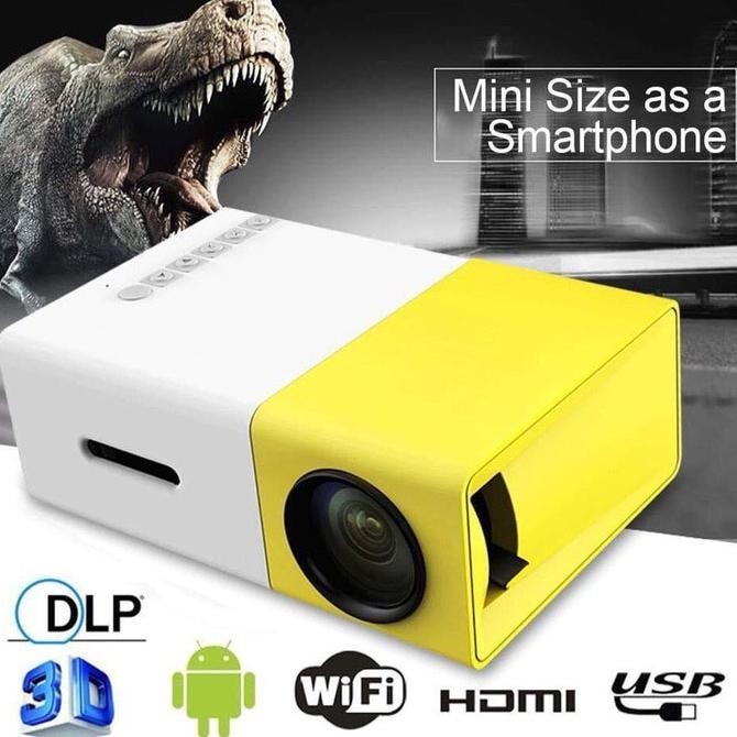Jual Mini Proyektor LED YG300 / YG-300 / YG 300 LCD Portable Projector ...