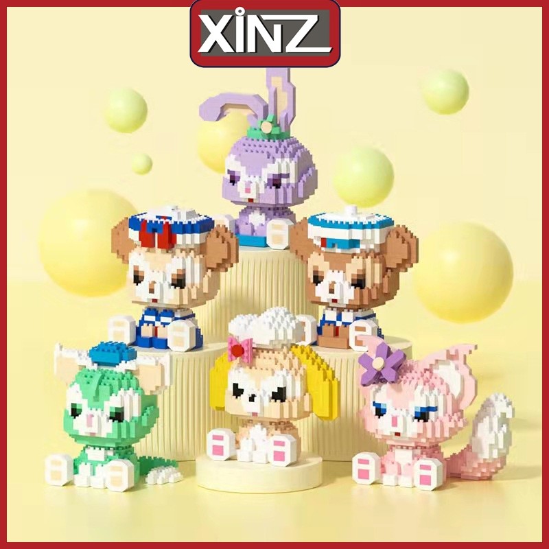 Jual XiNZ Mini Blok Mainan Edukatif Karakter Kartun Lucu Balok Susun ...