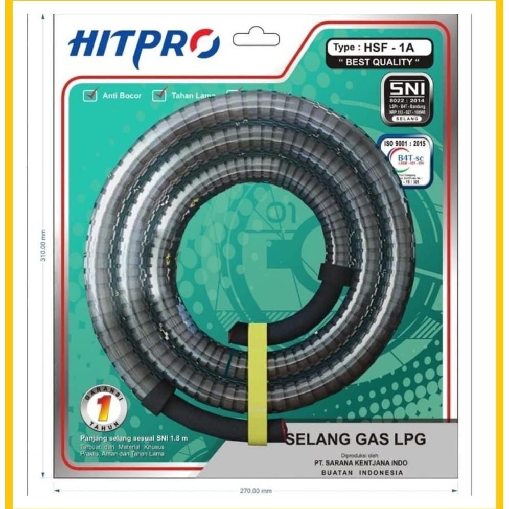 Jual YZ Paket Selang Regulator High Pressure Merk Hitpro Dengan Meter ...