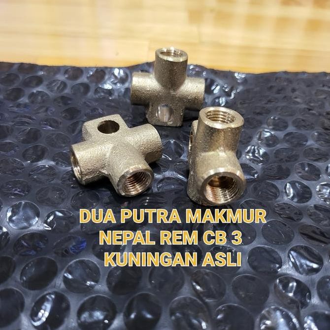 Jual Nepal Nepel Pipa Rem Cabang 3 Kuningan Asli Harga 1Pc Barang Bagus ...