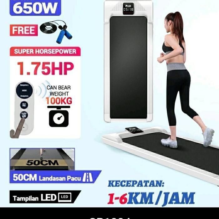 Jual Treadmill Elektrik Listrik Walking Pad Running Pad Treadmill Gym ...