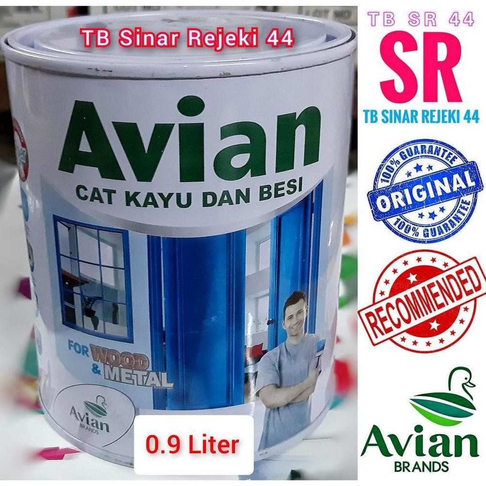 Jual TB Sinar Rejeki 44 AVIAN Synthetic 0.9 Liter 1 KG Cat Minyak Kayu ...