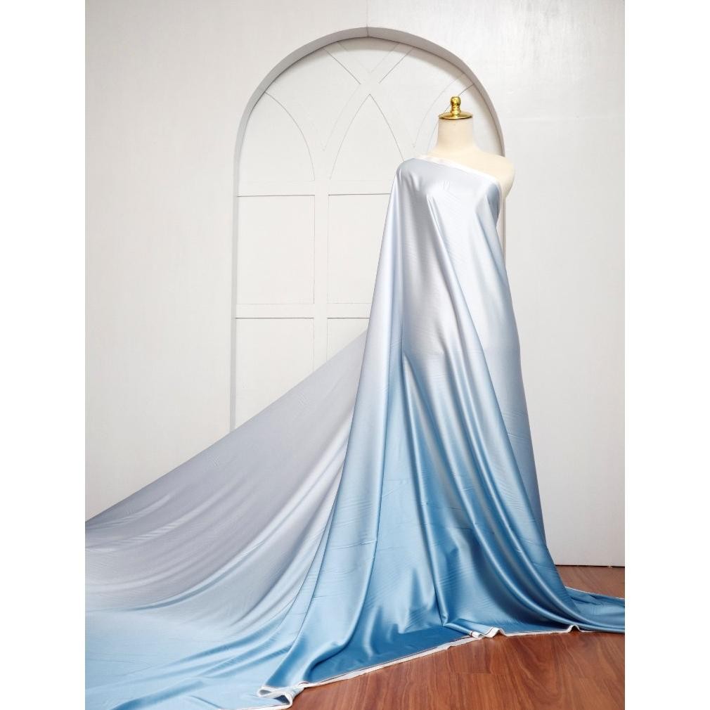 Jual SY Kain Gradasi Armani Kain Gamis Kain Pelangi Per 50 Cm | Shopee ...