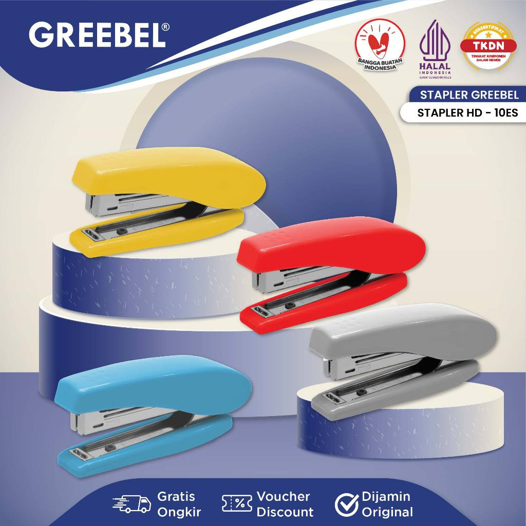 Jual GREEBEL Stapler Stepler Jepretan (HD-10ES) / Staples Anak Lucu ...